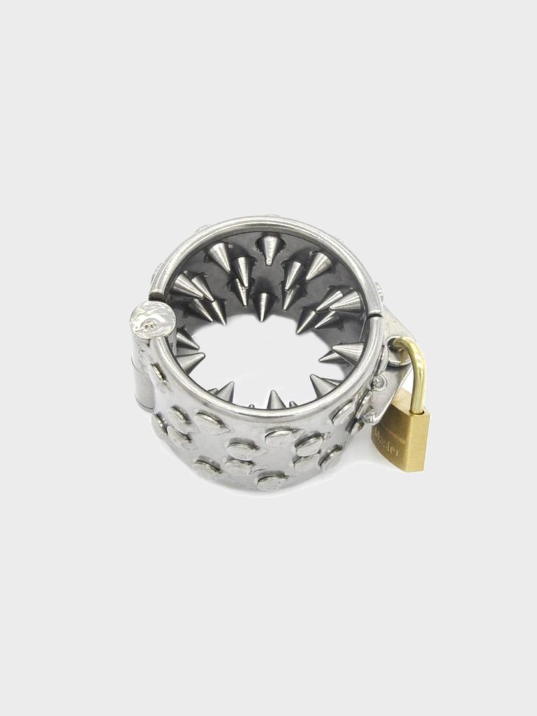 4 Row Spiked Chastity Ring | Chastity Cage